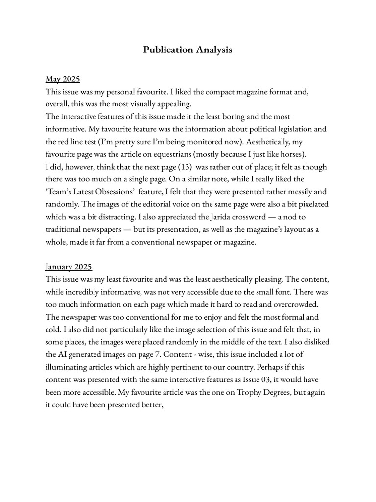 Magazine Issue Reviews: Aesthetic Insights | PDF