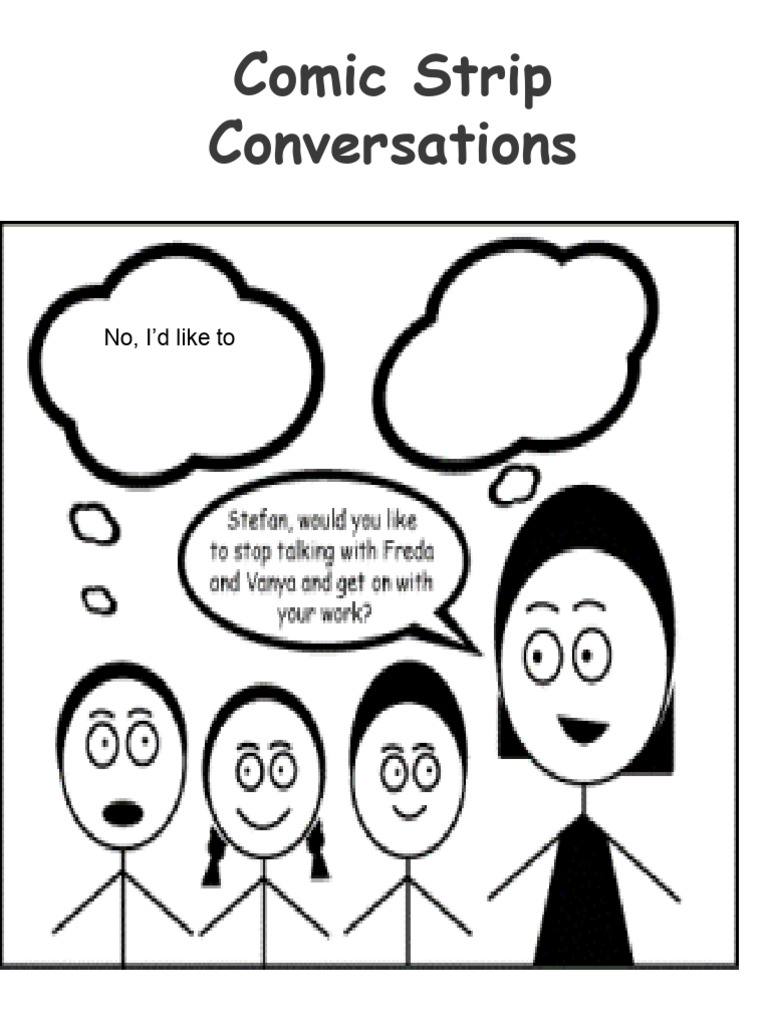 Comic Strip Conversations Booklet | PDF | Conversation | Human ...
