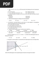 Maths Grade 11 Unit 2 Test | PDF | Mathematical Objects | Applied ...