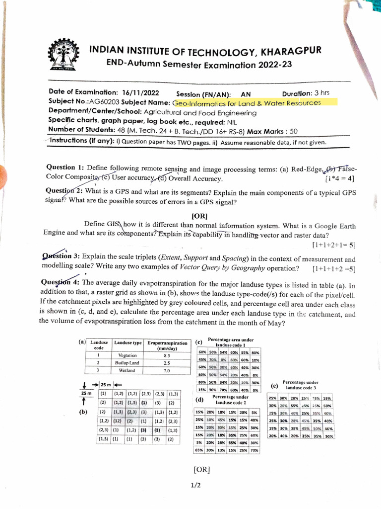 Previous Year Question | PDF