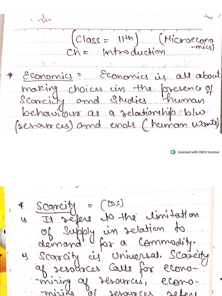 Ch 1 Introduction To Microeconomics Pdf