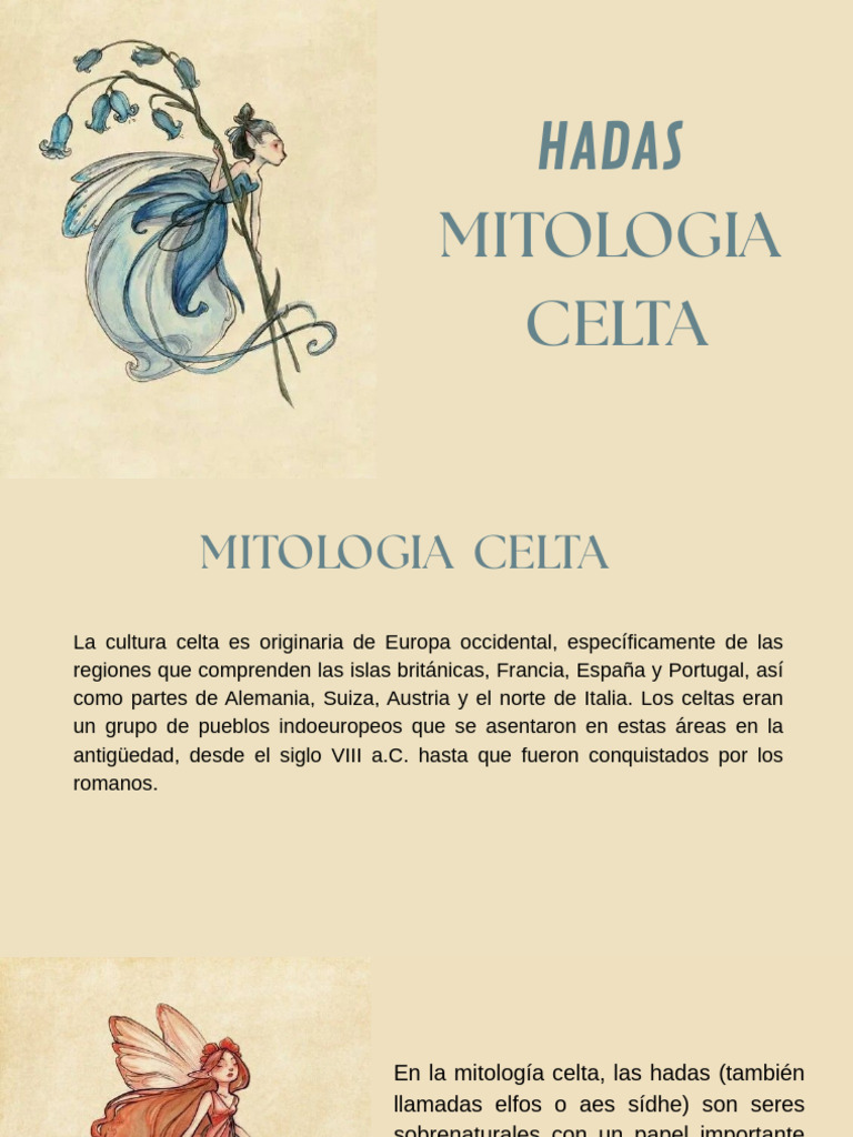 Las Hadas en La Mitologia Celta | PDF