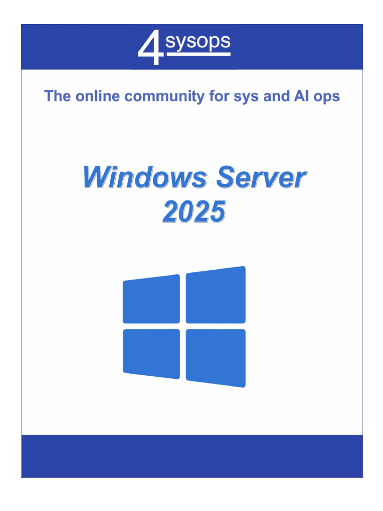 Windows Server 2025 | PDF | Computer Network | Microsoft Windows