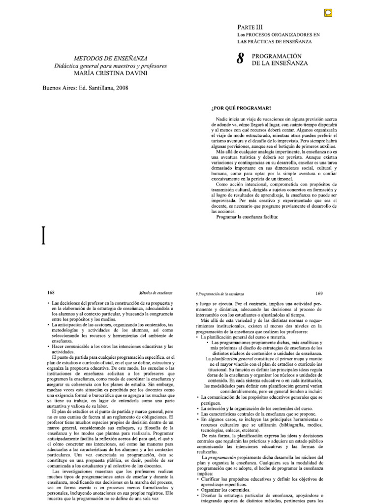 Davini Capitulo 8 | PDF