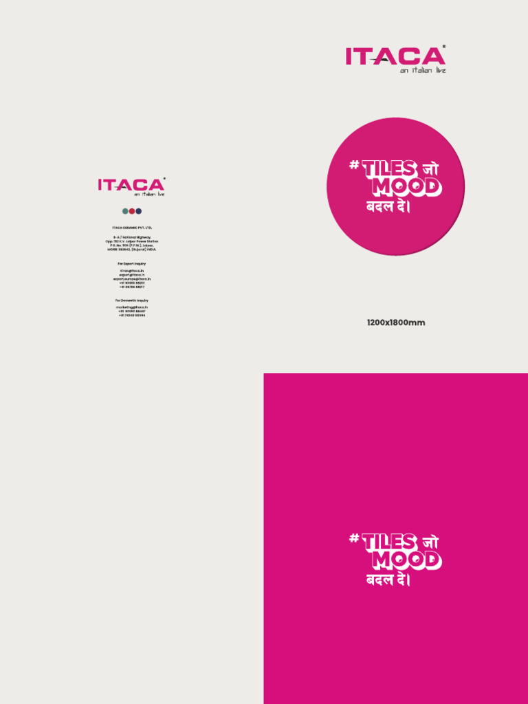 Itaca 1200x1800 Collection | PDF