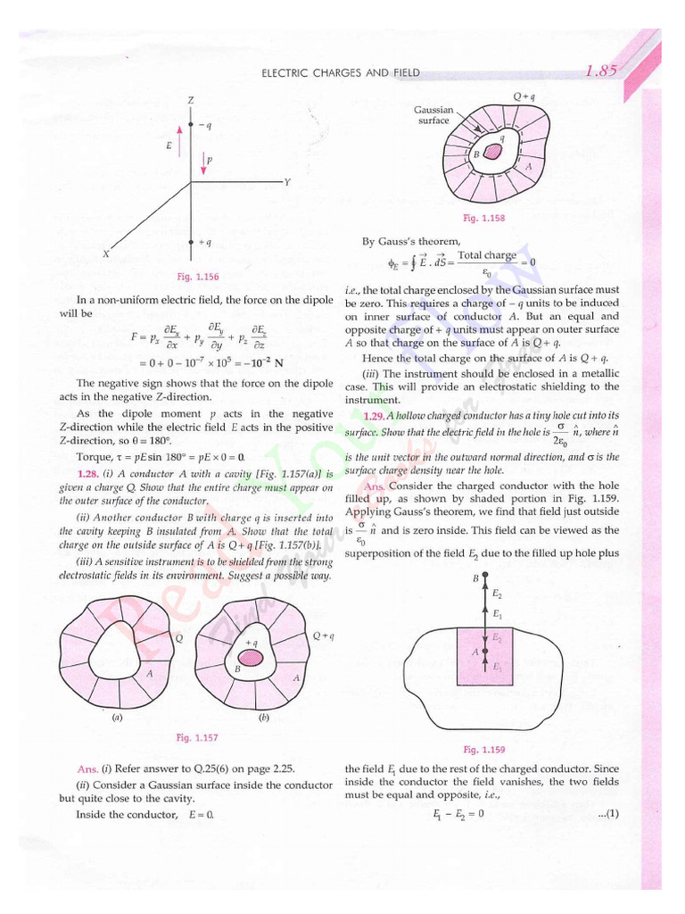 1 Les | PDF | Sphere | Electric Field