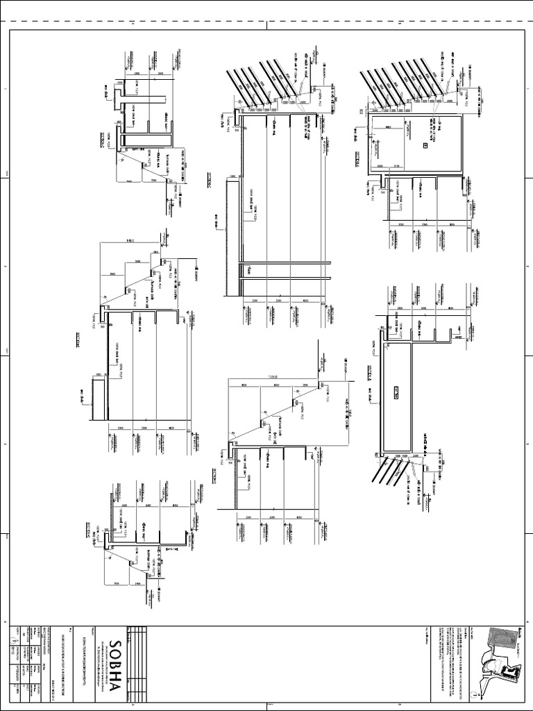 Page 2 Mass Excavation Layout and Shoring Sections | PDF