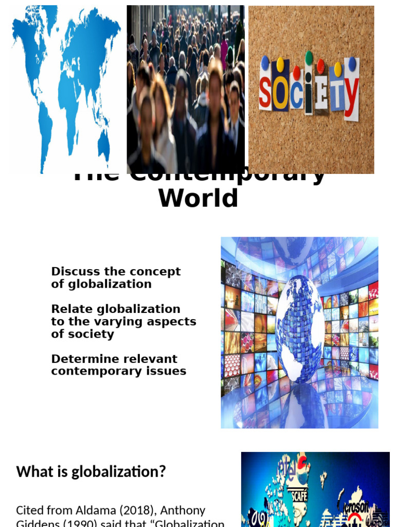 Contemporary World | PDF | Globalization | European Union