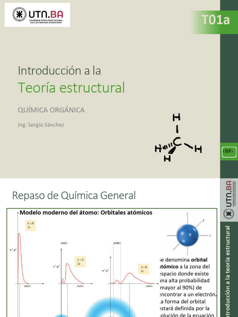 01a Teoria Estructural 2025 | PDF | Enlace químico | Valencia (Química)