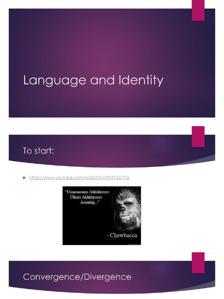 Language Culture and Identity | PDF