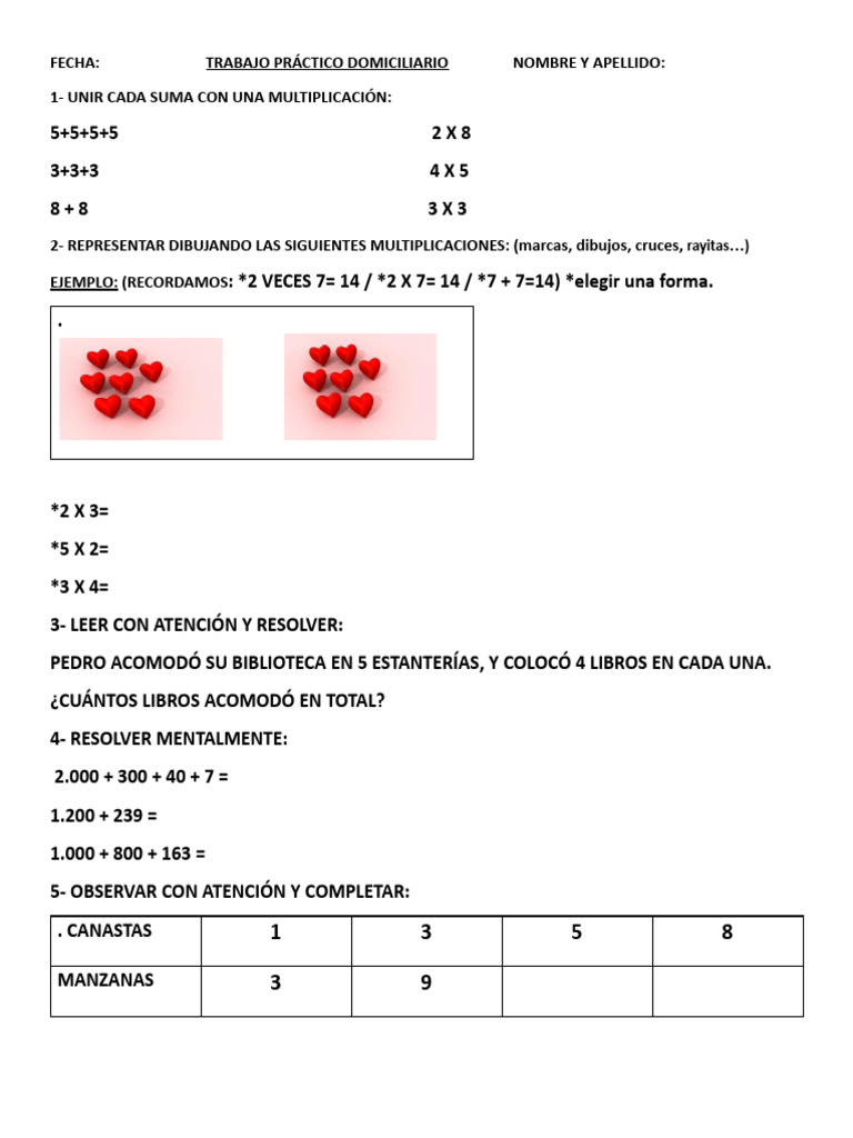 Actividad Domiciliaria Con Nota ... II Trim | PDF