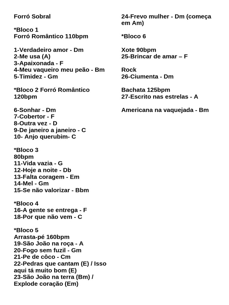 Danni No Forró | PDF