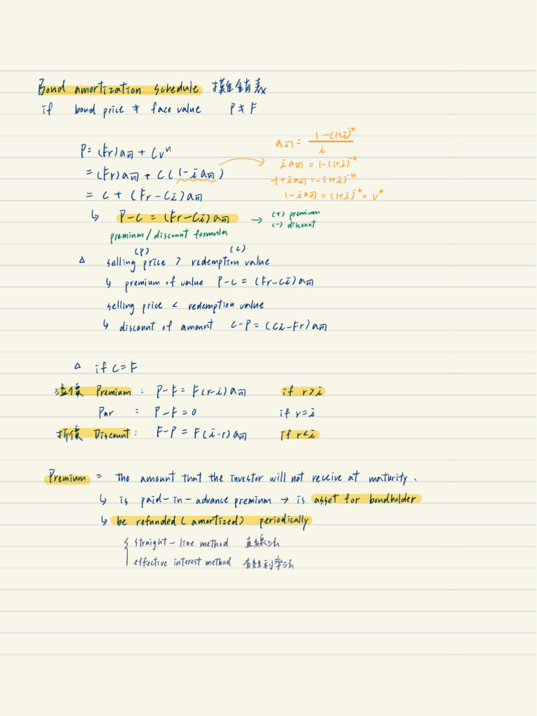 Bond Amortization Schedule Guide | PDF | Bond Market | Fixed Income