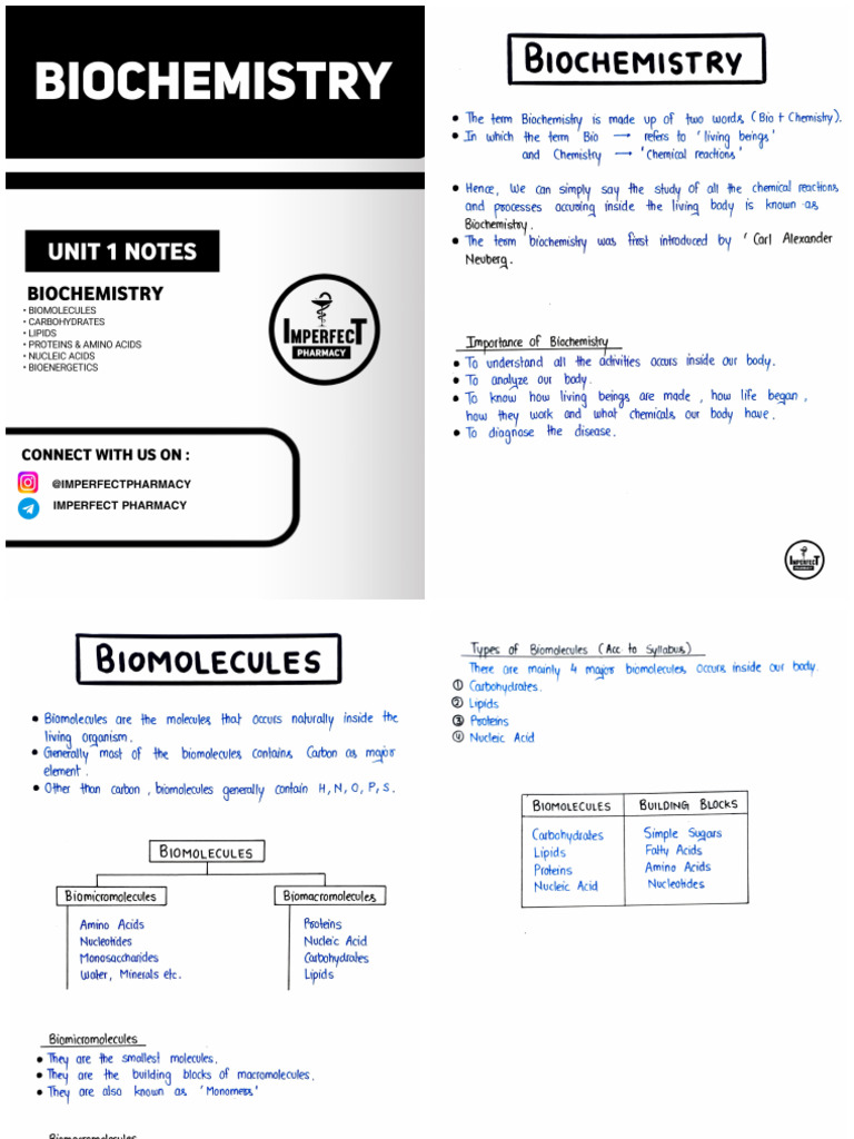 Biochemistry - Converted2 | PDF | Biomolecules | Chemistry