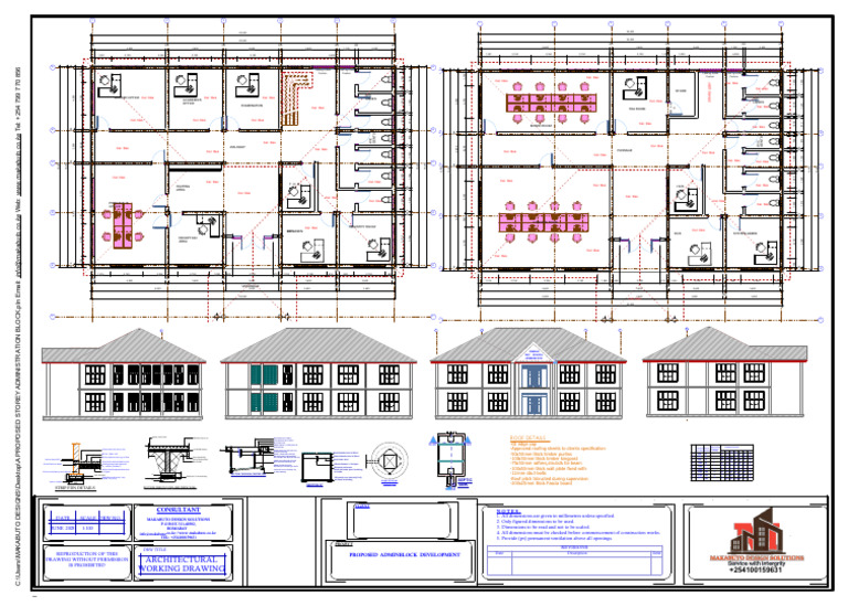 Proposed Administration Block Plans | PDF