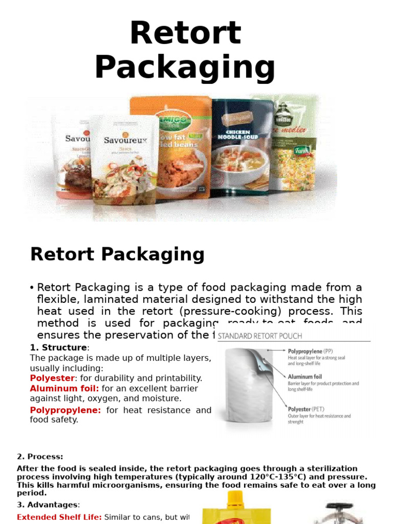 Retort Packaging: Benefits & Uses | PDF