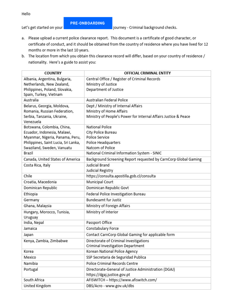 Due Diligence Police Clearance | PDF | Criminal Record | Law Enforcement