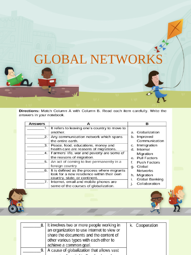Lesson 6 Global Networks | PDF