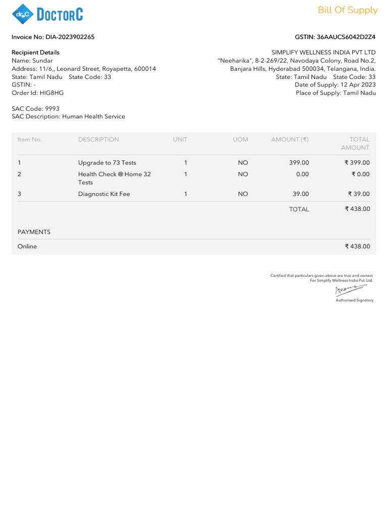 Item No. Description Unit UOM Amount Total Amount | PDF