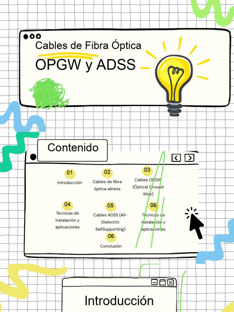 Cables OPGW y ADSS: Guía Completa | PDF | Fibra óptica | Óptica