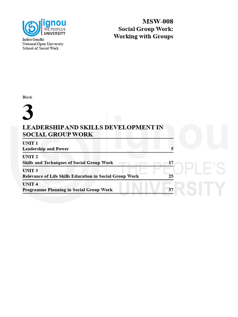 Block 3 | PDF | Leadership | Goal
