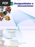 Algebra (Tema 10) Desigualdades e Intervalos | PDF | Desigualdad (Matemáticas) | Intervalo ...