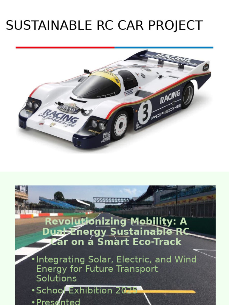 Final Sustainable RC Car Project | PDF | Car | Solar Power