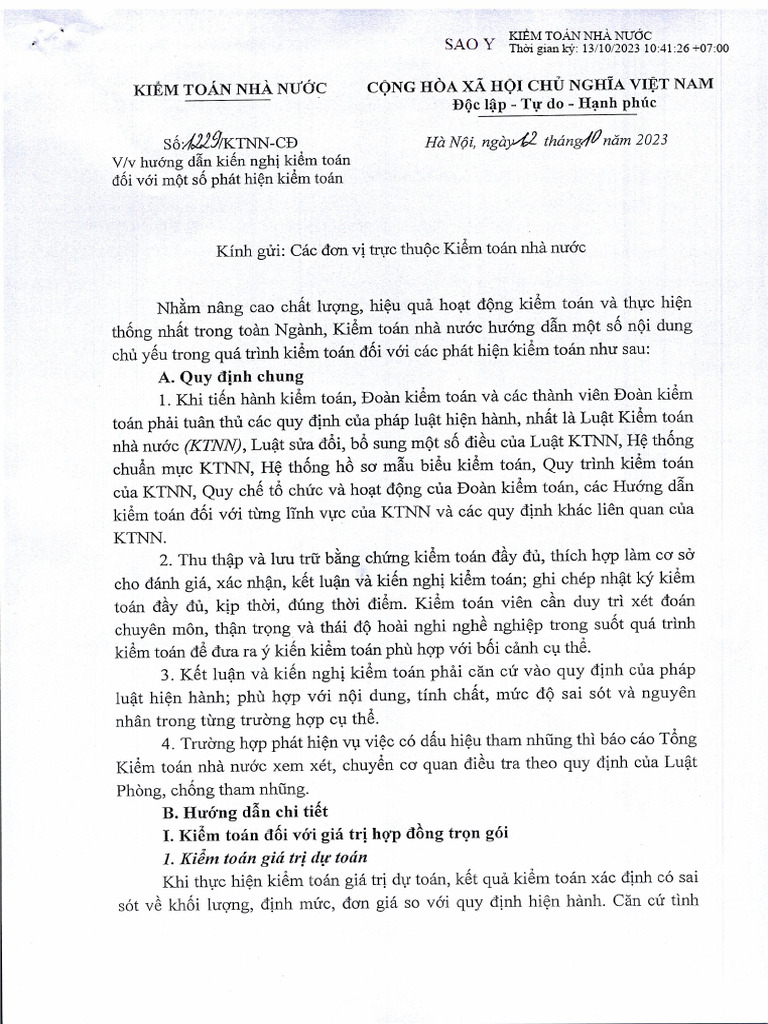 1229 KTNN-CĐ - Huong Dan Kien Nghi Hop Dong Tron Goi | PDF