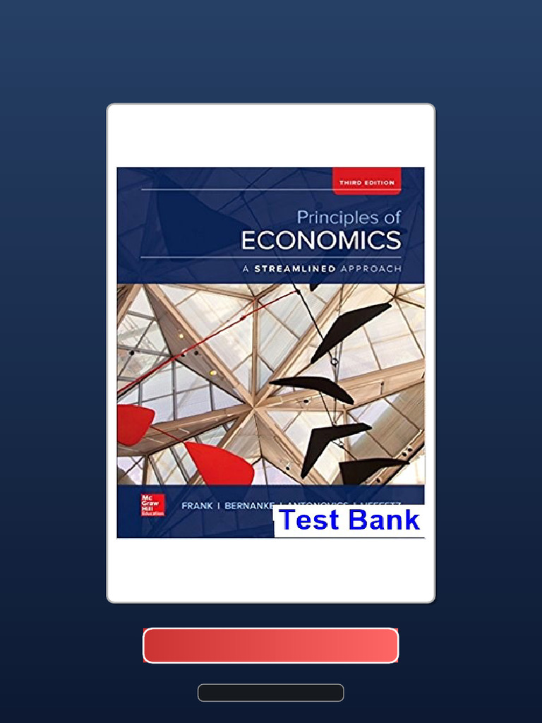 Complete Bundle Principles of Economics A Streamlined Approach 3rd ...