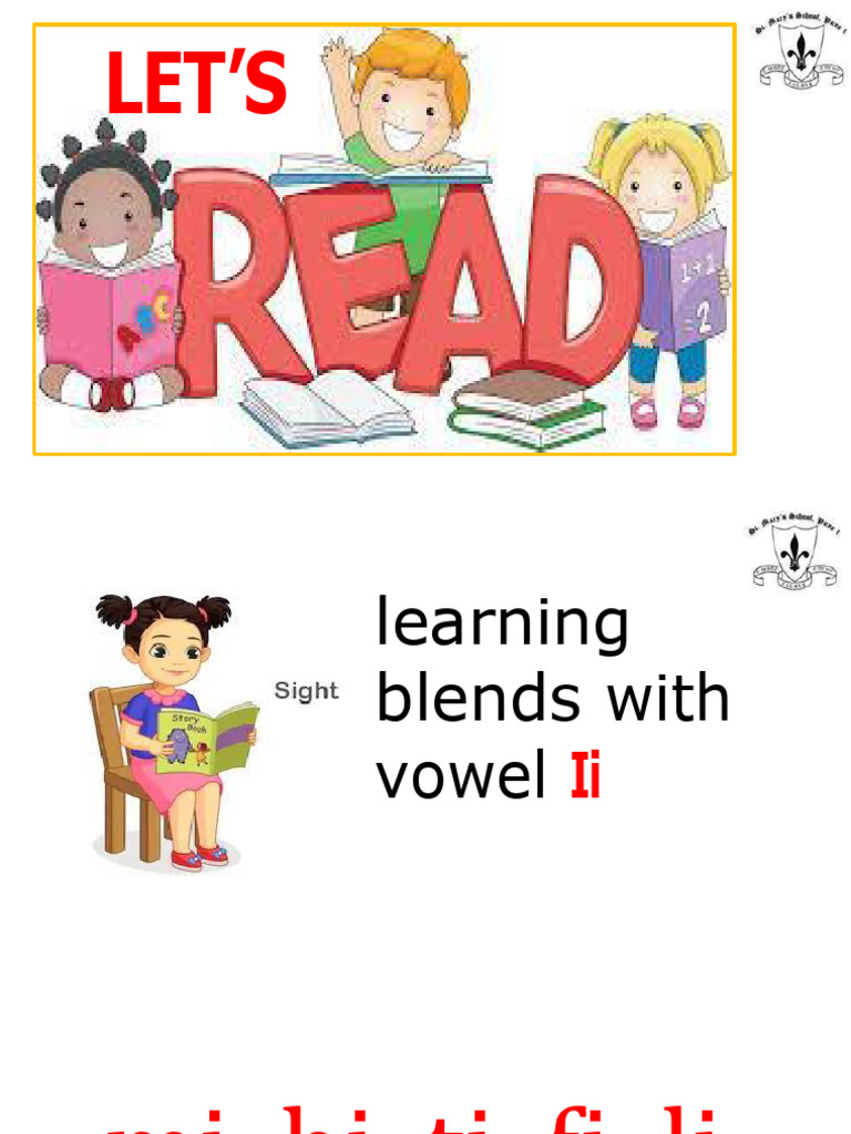 Blends With Vowel 'I' | PDF