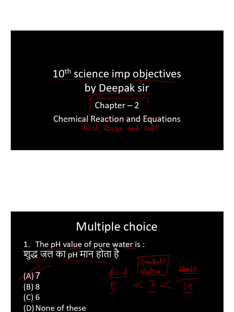 10th CH 2 Imp Objectives | PDF