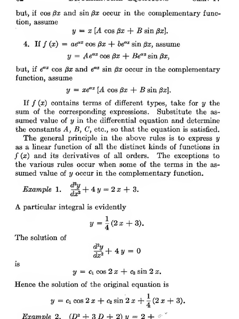 Diff Equations 3 | PDF