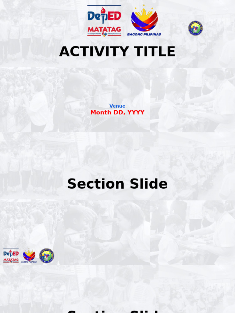 MATATAG Bagong Pilipinas Powerpoint Template | PDF