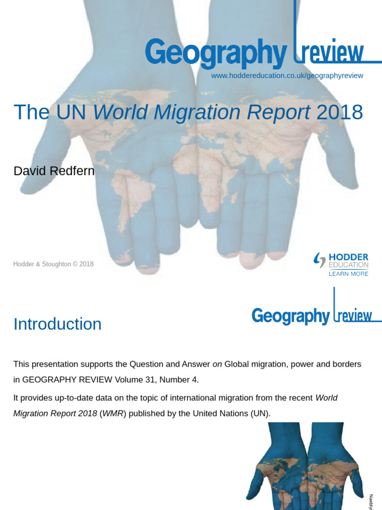Global Migration Trends 2018 Report | PDF | Migrant Worker | Human ...