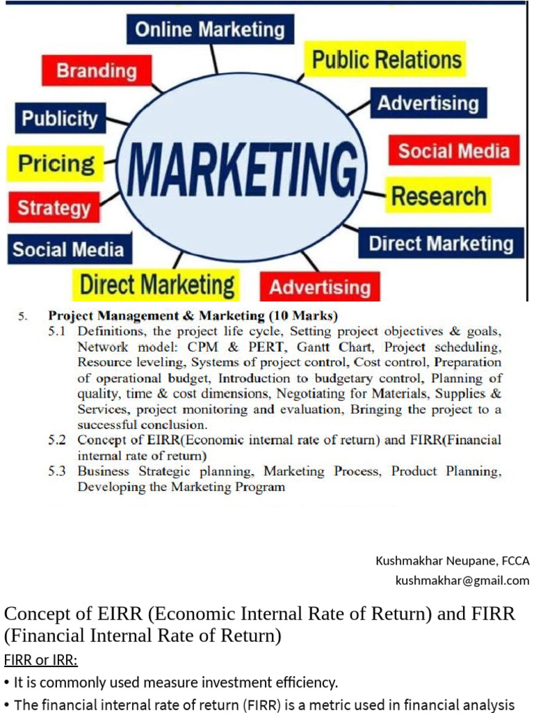 8 9 Marketing Management For Engineer | PDF | Internal Rate Of Return ...