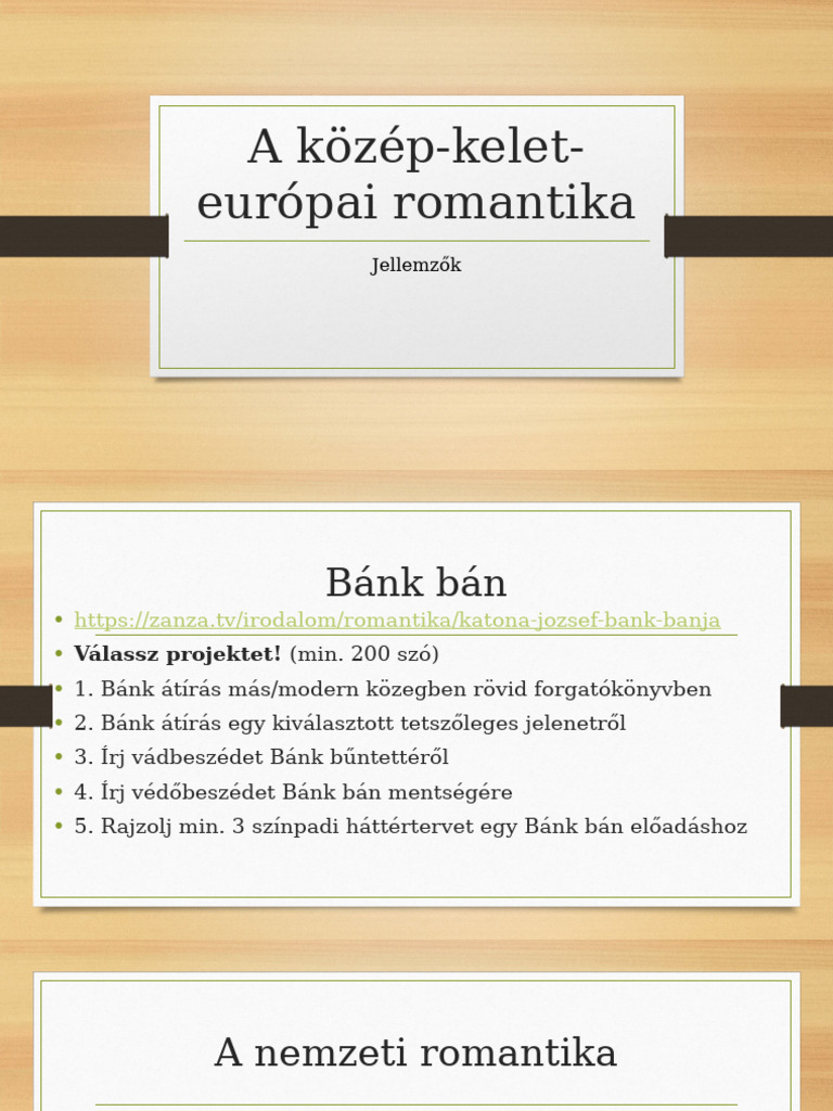 A Kozep-Kelet-Europai Romantika Bank Ban | PDF