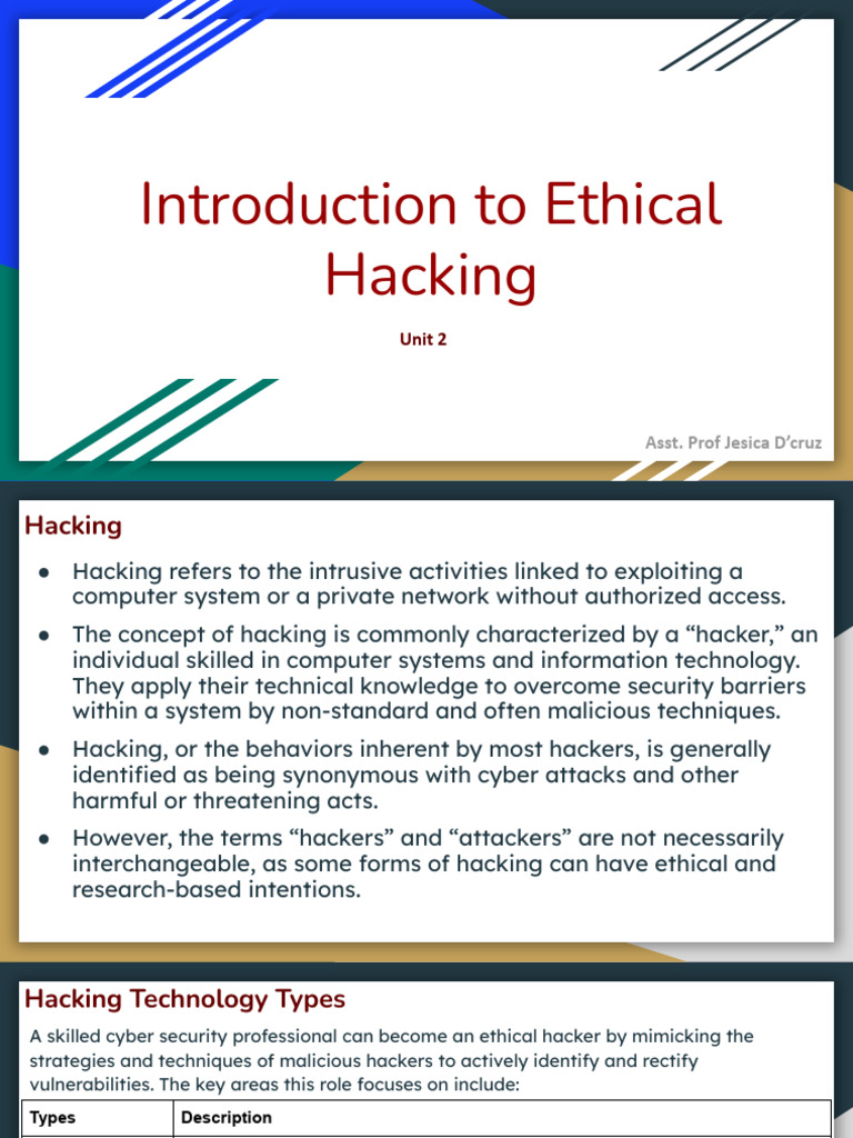 Phases of Ethical Hacking: Reconnaissance | PDF | Security Hacker ...