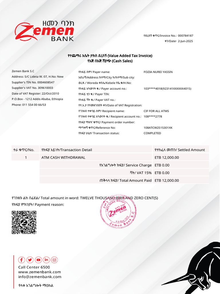 TXN Receipt For 108ATCW2515301XK | PDF