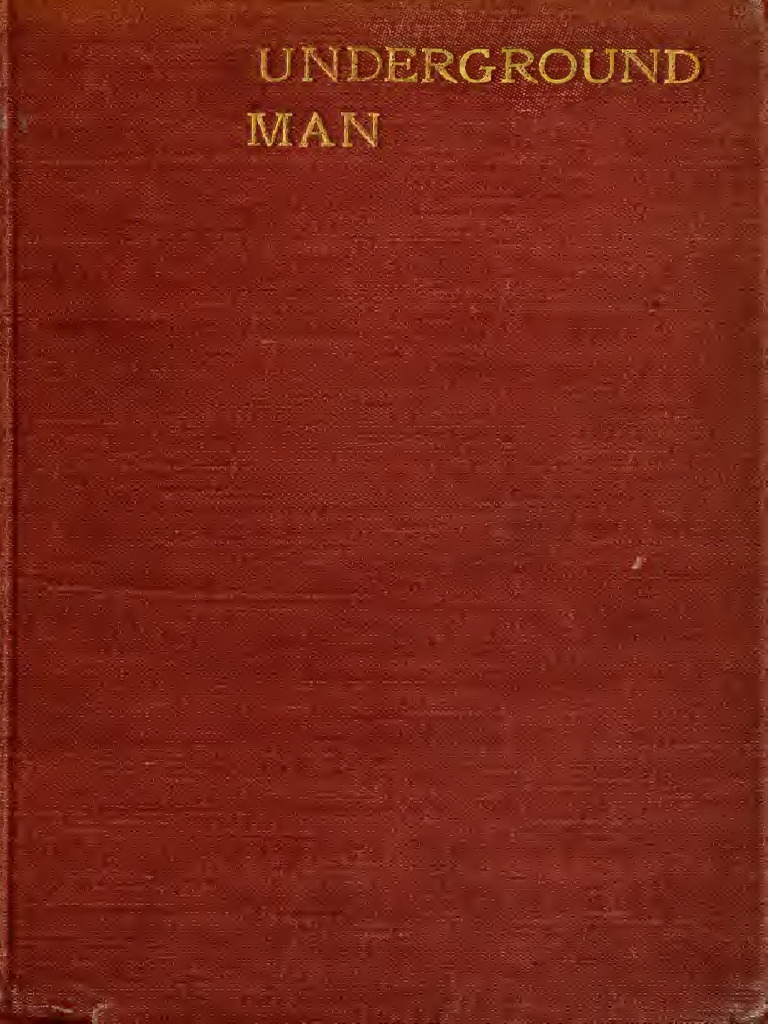 Underground Man 00 Tard | PDF