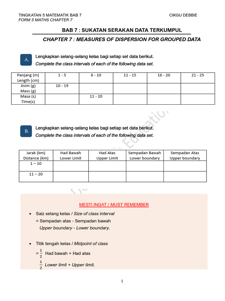 Tingkatan 5 Bab 7 | PDF