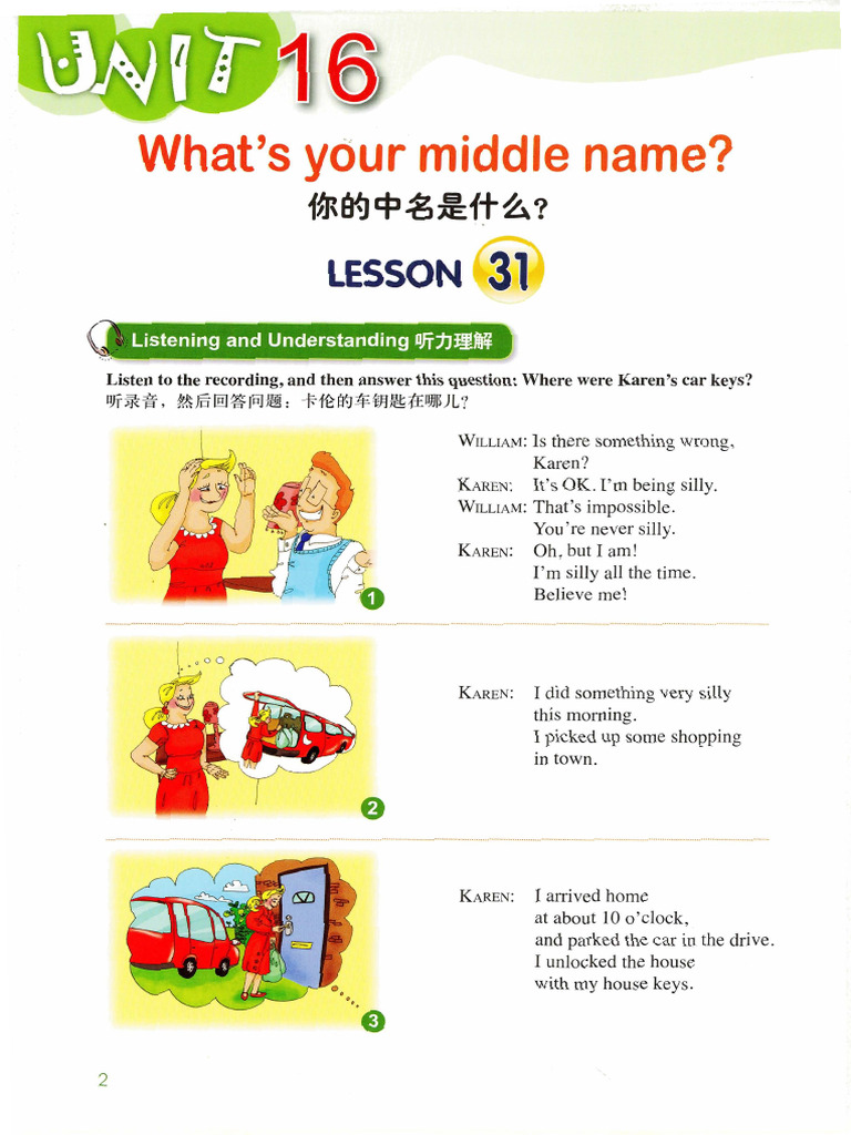 Newconceptenglishforyoung 2b Lesson1 | PDF