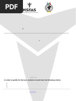 NSFAS 2024 Applications Consent Form | PDF