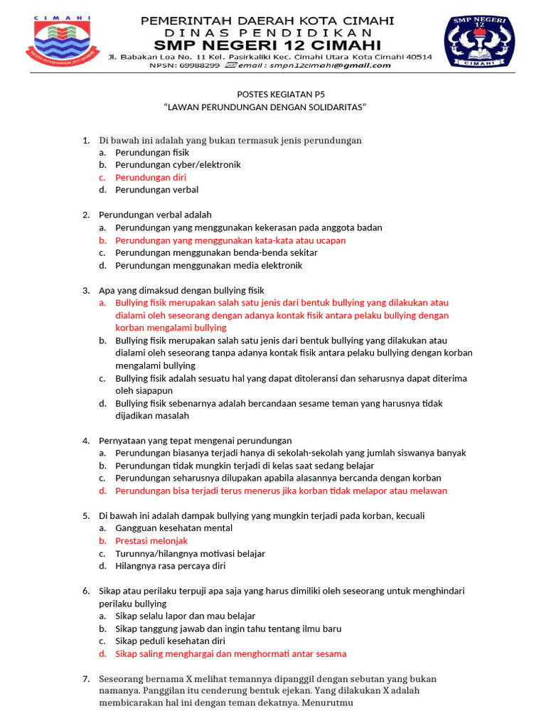 Memahami Perundungan di Sekolah | PDF