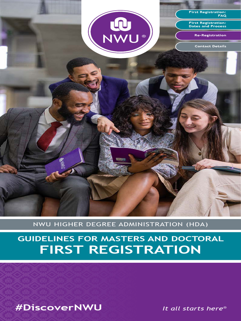 NWU Masters Registration Guidelines | PDF | Postgraduate Education