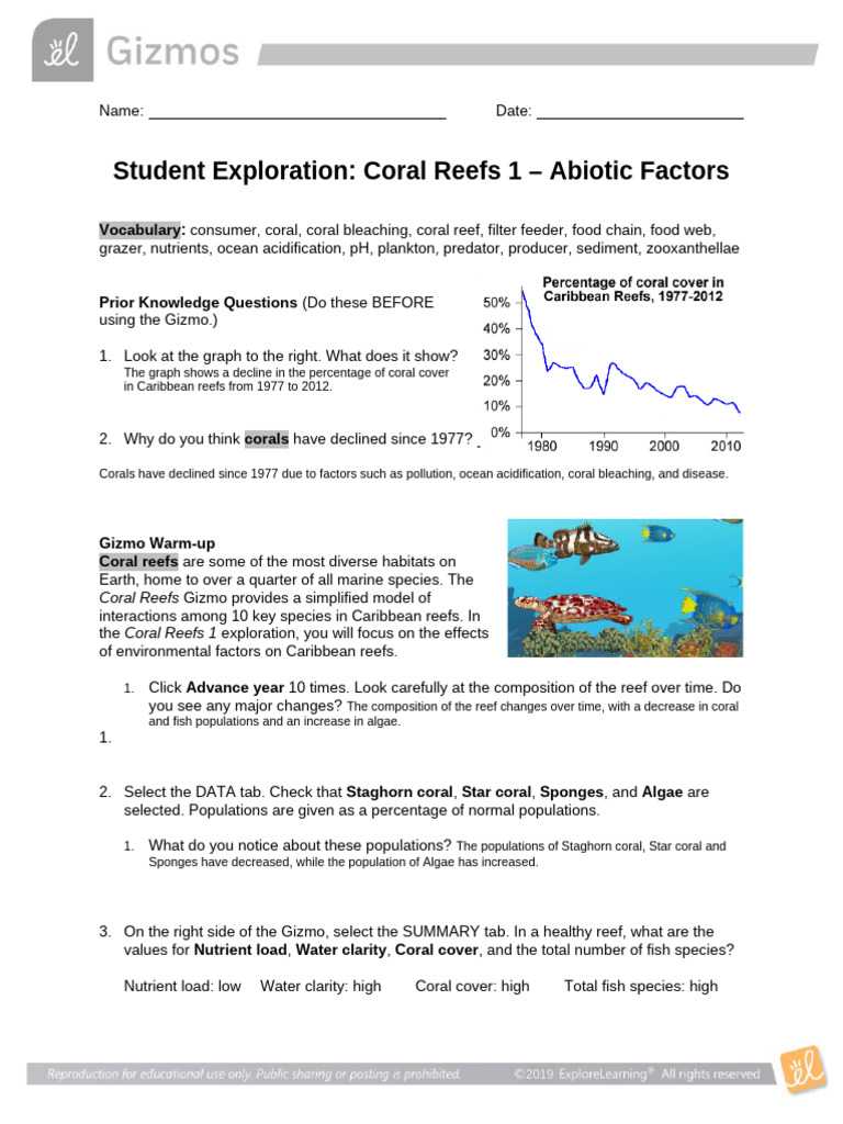 Coral Reefs 1 - Abiotic Factors | PDF | Coral Reef | Coral
