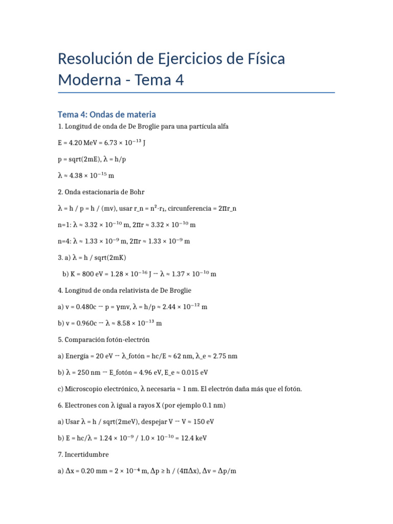 Resolucion Ejercicios Tema 4 | PDF