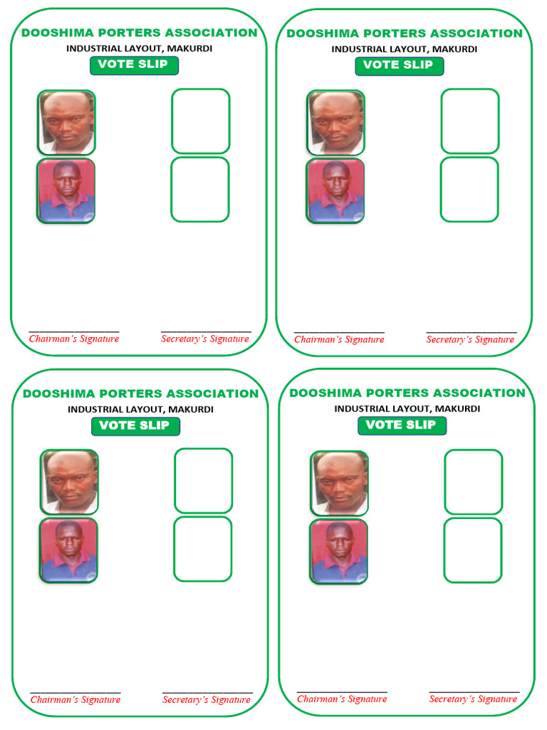 Dooshima Porters Association 4 | PDF