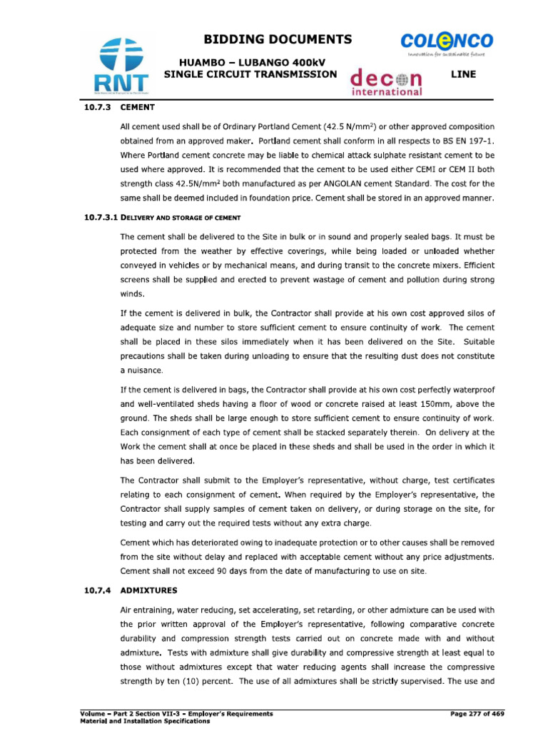 Sources & Mix Design Specifications | PDF