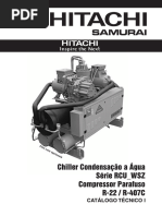 Chiller Hitachi RCU: Especificações e Instalação | PDF | Bomba ...