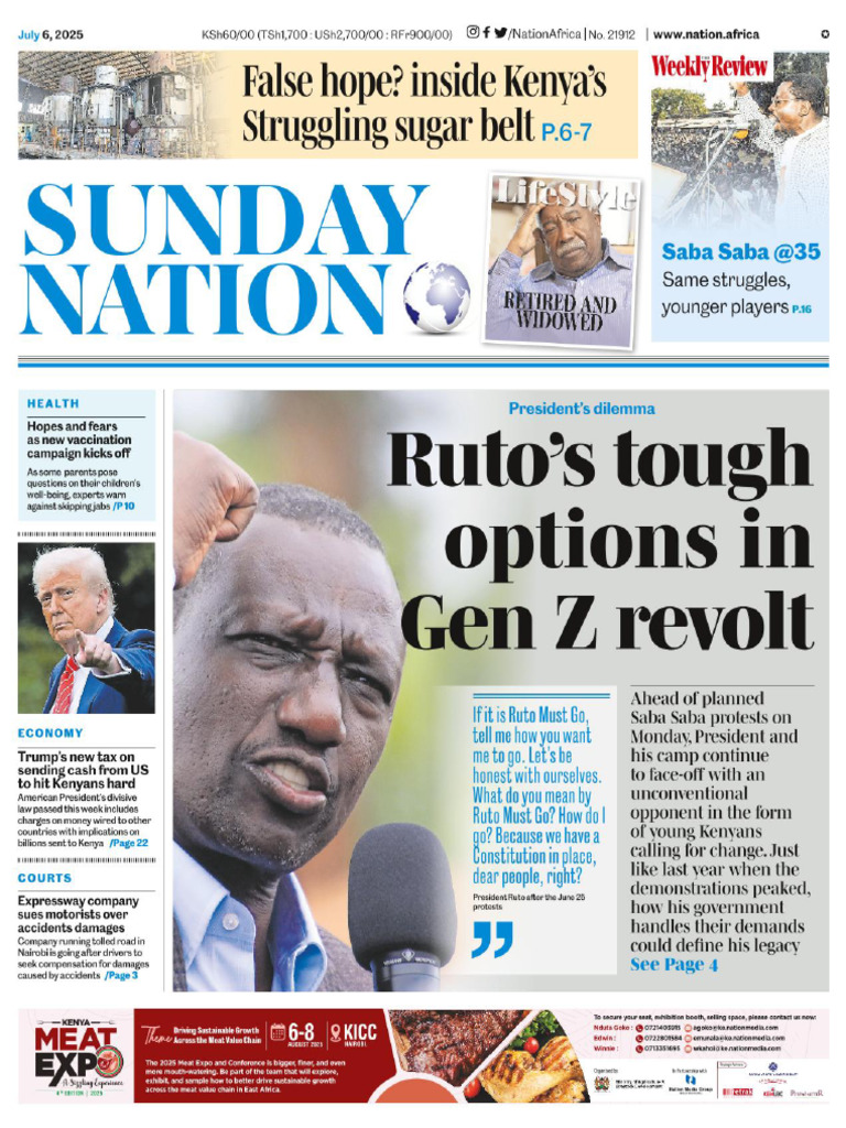 Daily Nation 6th July 2025 | PDF
